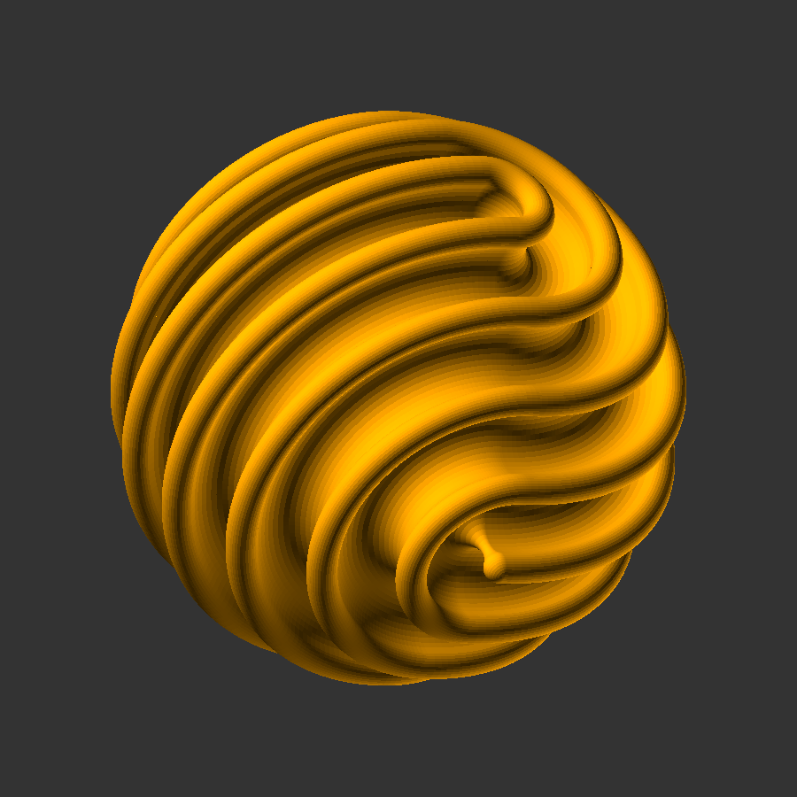 Waveball (twistable) by Jack | Download free STL model | Printables.com