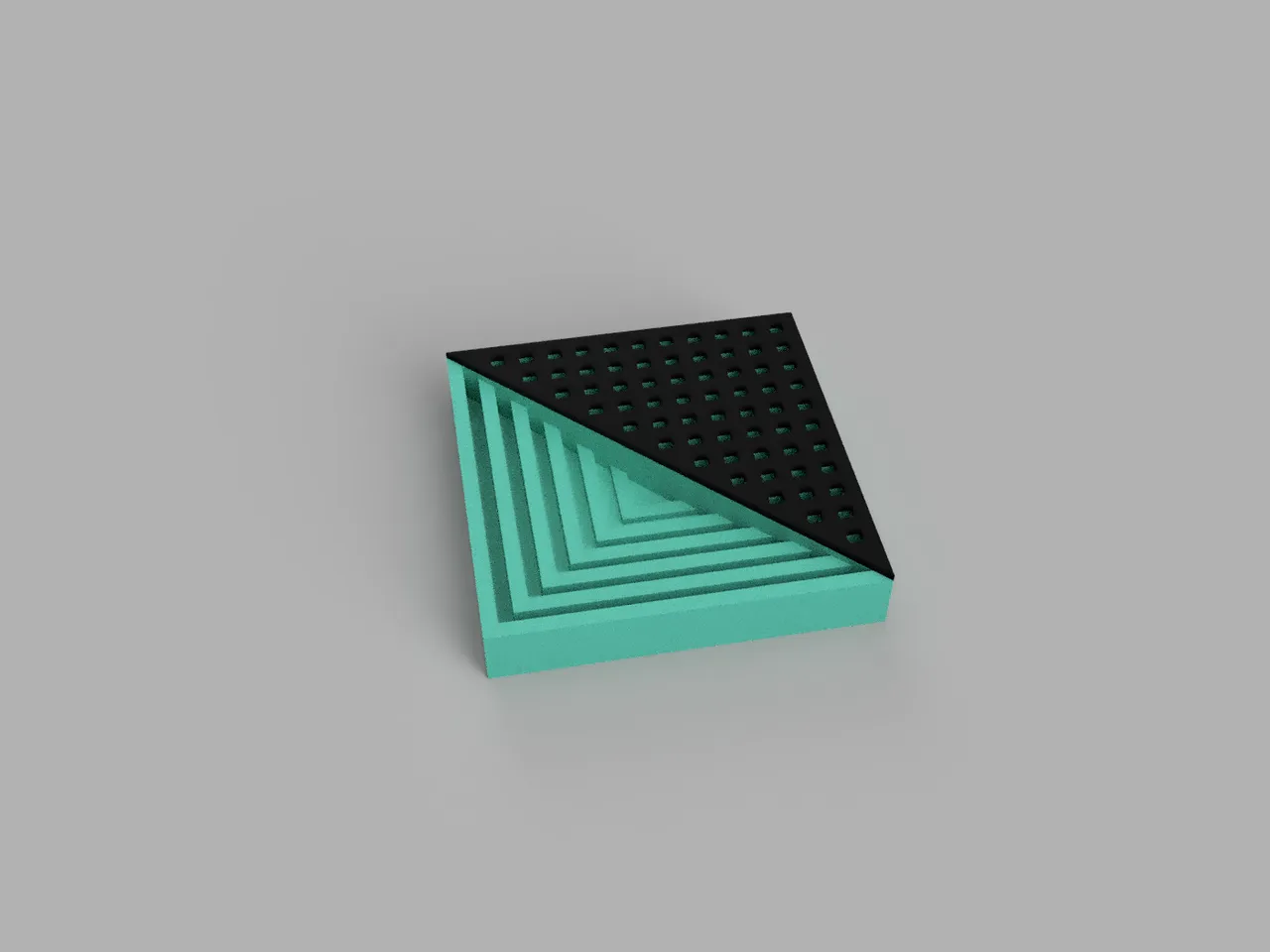 Square Acoustic Wall Tiles by MiraculousBuilds | Download free STL ...