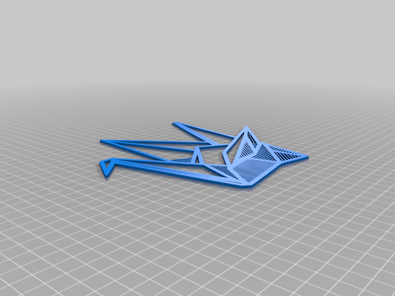 Origami crane / Jeřáb wall or table decoration by kutnohormac ...