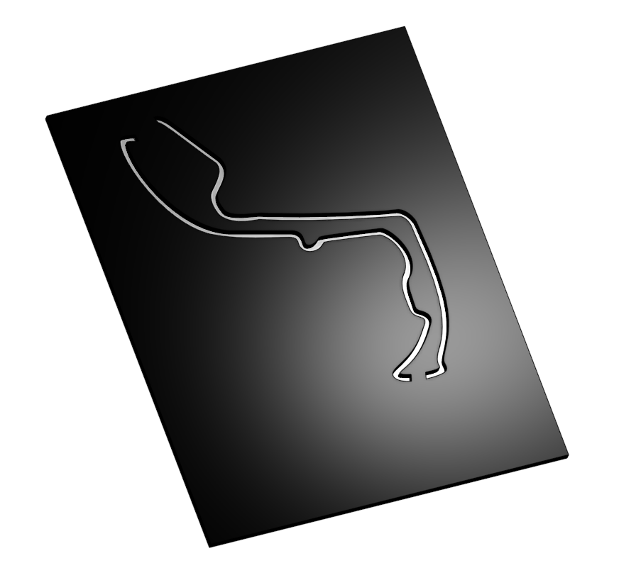 Monaco F1 track map 3D poster von MVTTO | Kostenloses STL-Modell ...
