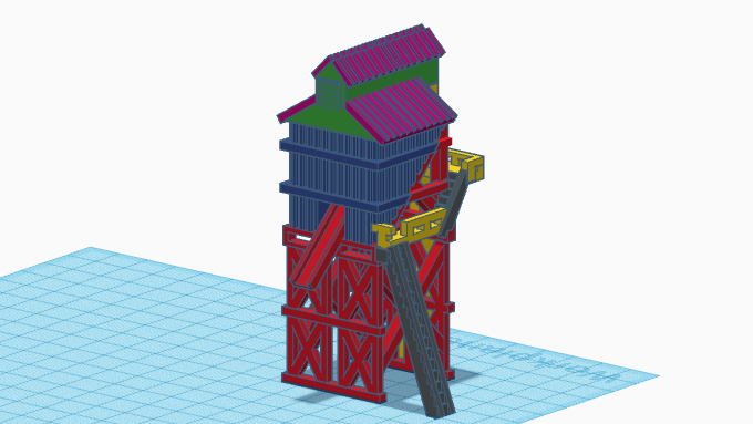 N Scale Coaling Tower Model by CopperCanyonRailway | Download free STL model | Printables.com