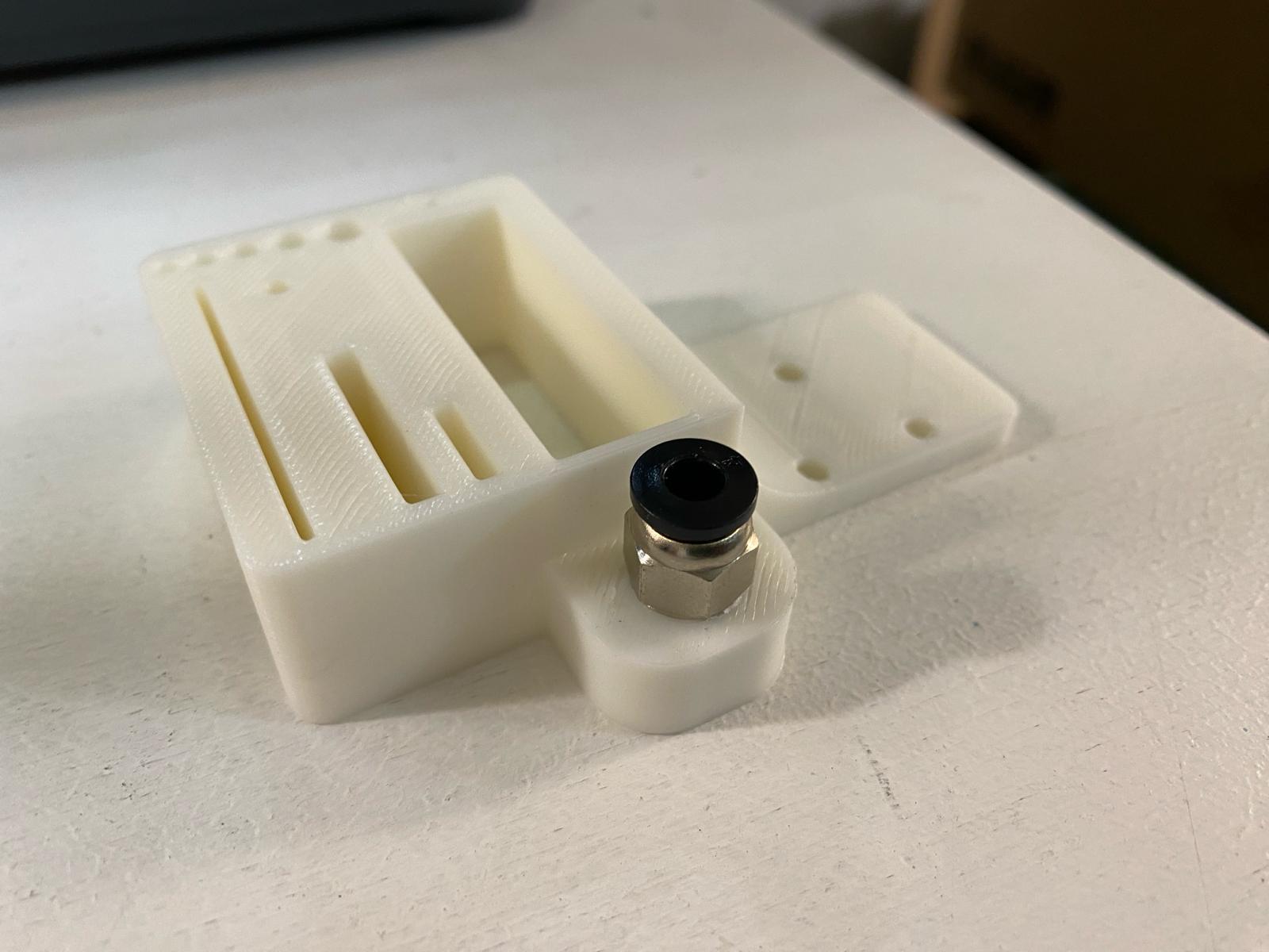 Ender V3 SE Tool Holder update with filament guide PC4-М10x1.5 by ...