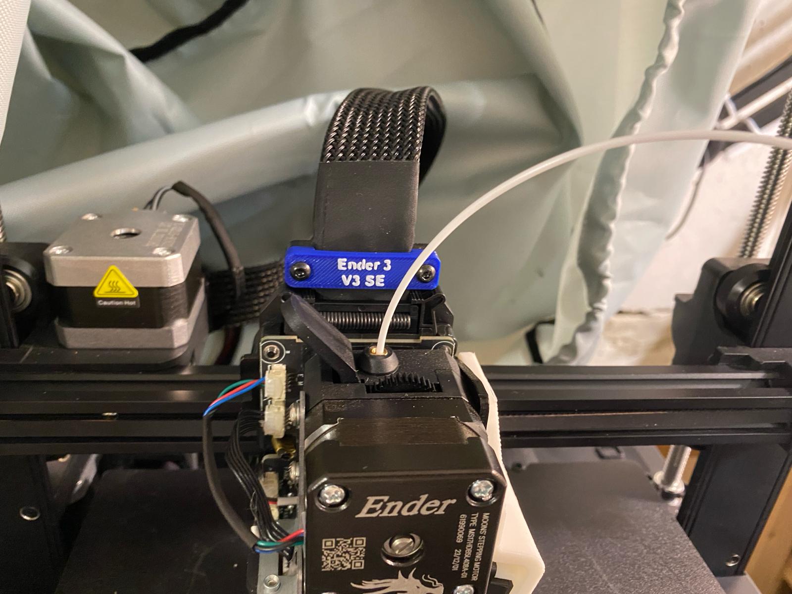 Ender 3 V3 SE printhead wire clamp. by DavidB. | Download free STL ...