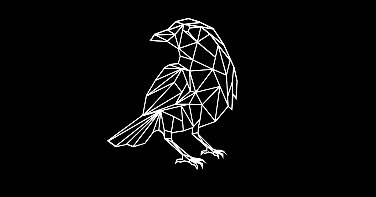 Geometric Crow by PSHE CIONG | Download free STL model | Printables.com