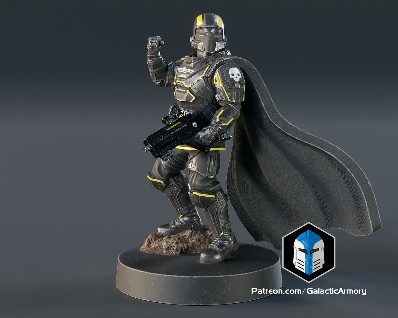 Helldiver Miniature by Galactic Armory | Download free STL model ...