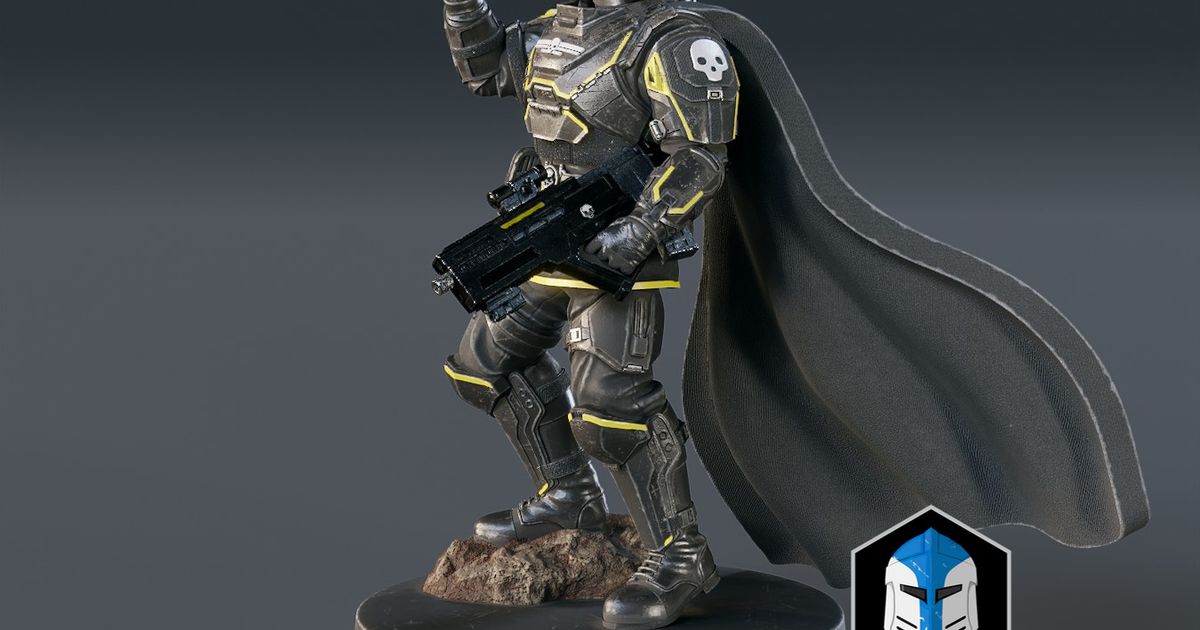 Helldiver Miniature by Galactic Armory | Download free STL model ...