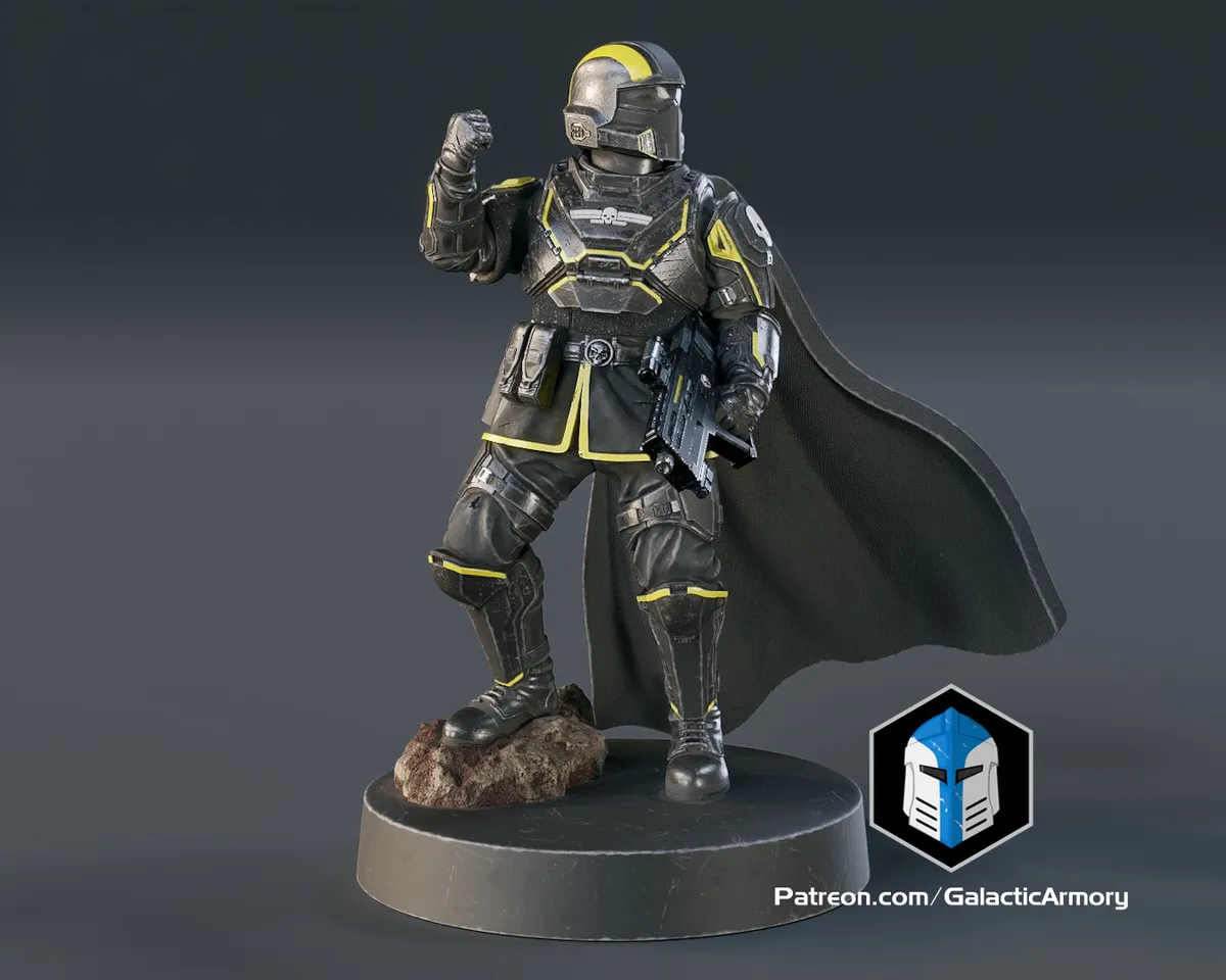 Helldiver Miniature by Galactic Armory | Download free STL model ...