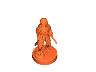 Helldiver Miniature by Galactic Armory | Download free STL model ...