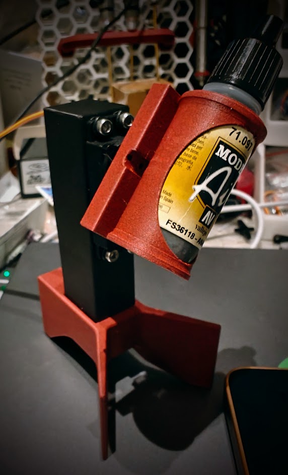 Improvised Paint Mixer for Miniature Paints using Servo by Peter ...