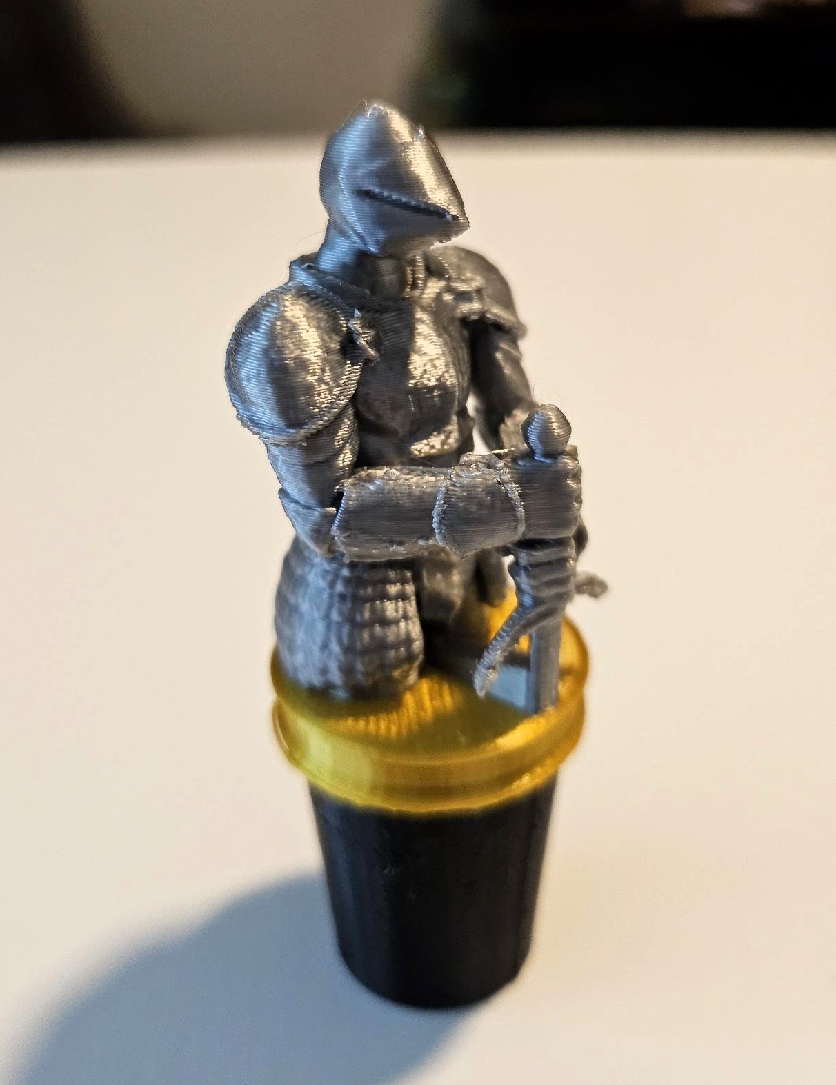 Bottle Topper - Knight by mhparsons | Download free STL model ...