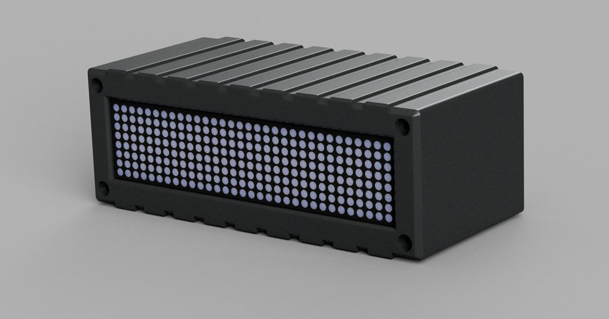 Retro Matrix Display by 3D Maker Garage | Download free STL model ...