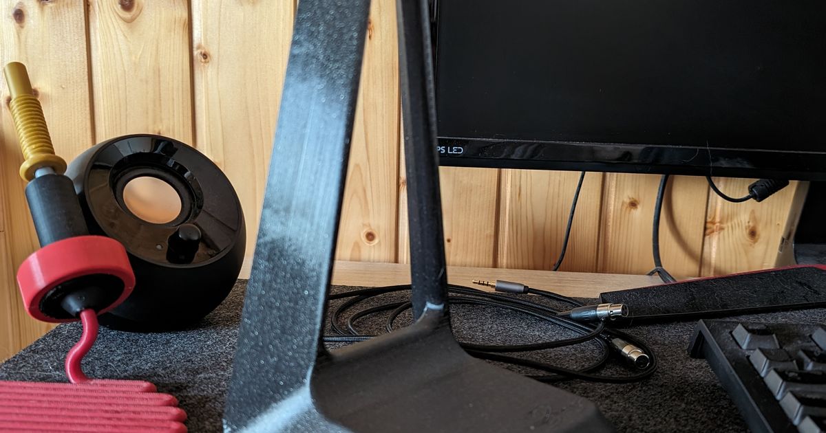 Headset Stand by Biny | Download free STL model | Printables.com