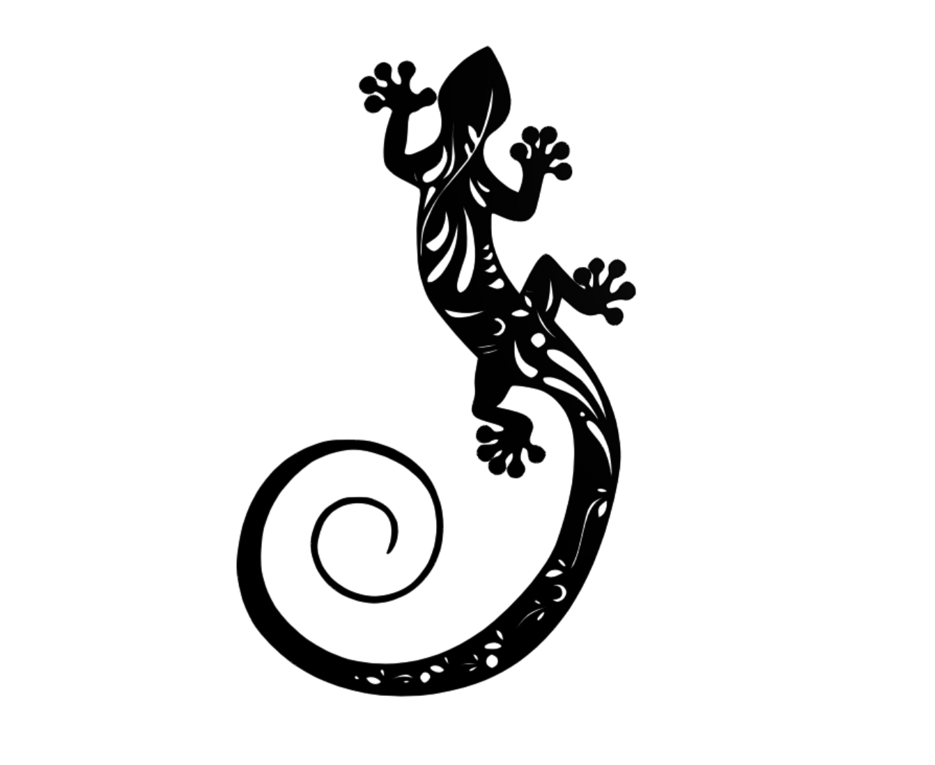 lizard - wall art by klimoma | Download free STL model | Printables.com