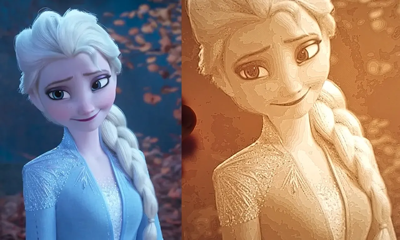 Lithophane ELZA frozen mk4 litofán photo by Zdeněk Šumšal | Download ...