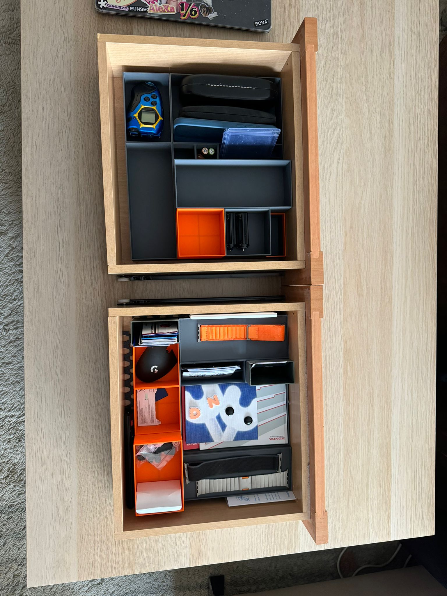 Grid organizer boxes with grid bottom. by Mariusht | Download free STL ...