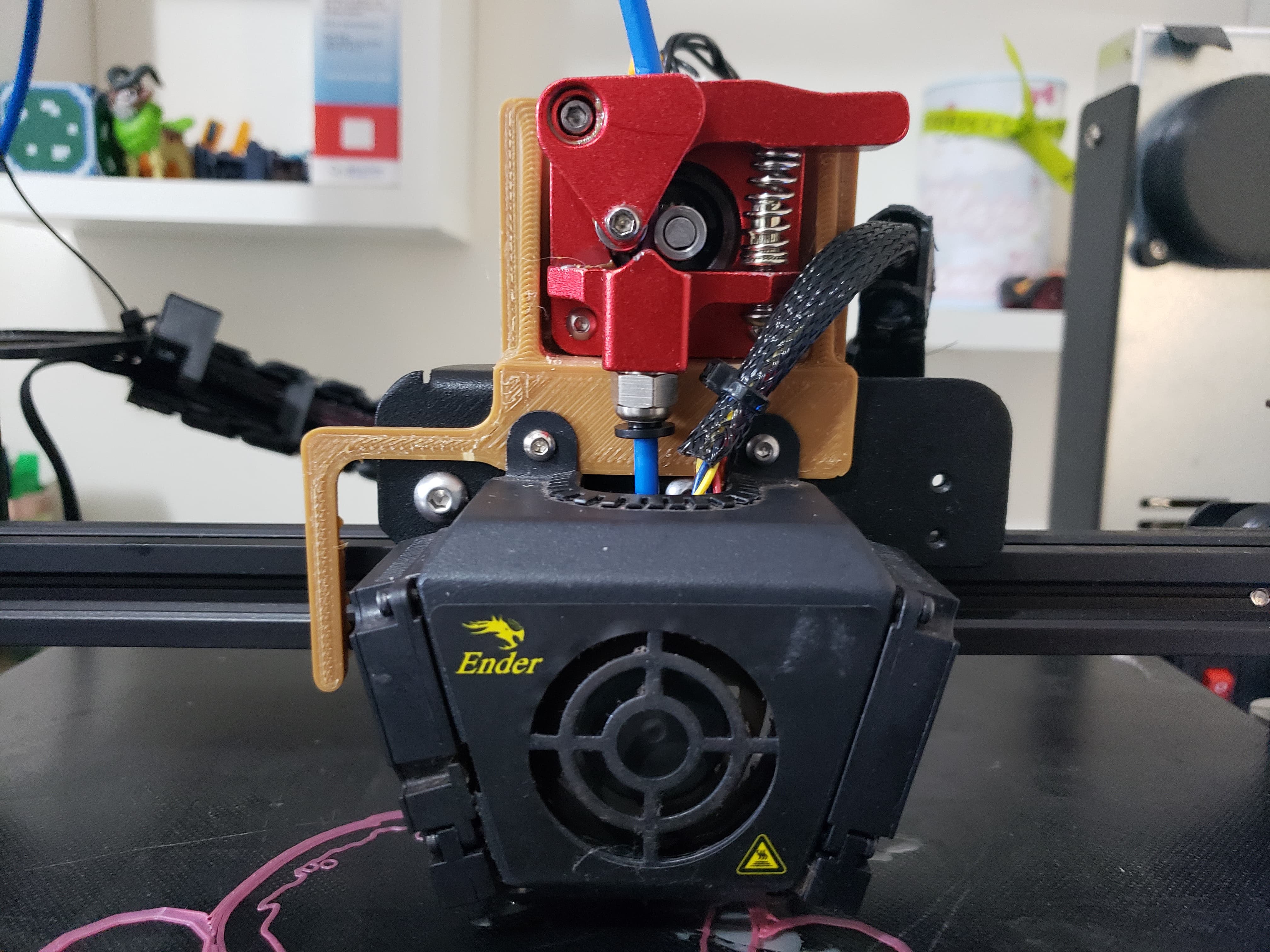Ender 3 MAX Direct drive adapter (Dual Gear Extruder) by leandro De ...