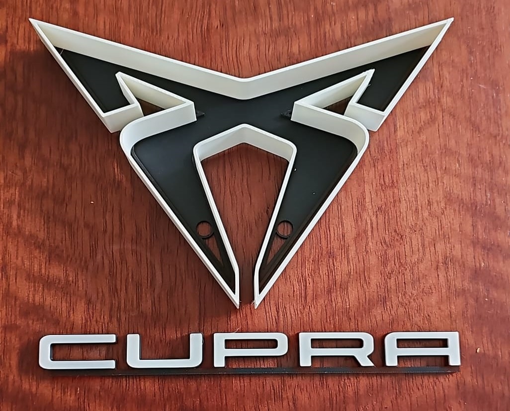 Cupra Logo Lamp Carbono by NFORCE3D | Download free STL model ...