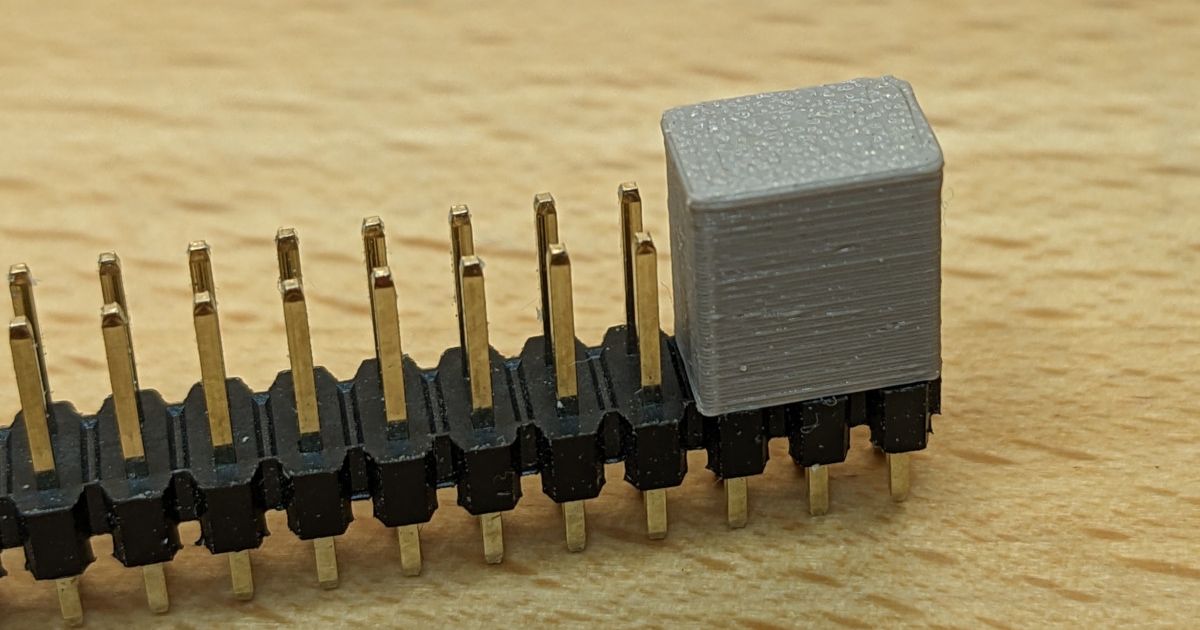 pin header cover by JirkaDe | Download free STL model | Printables.com