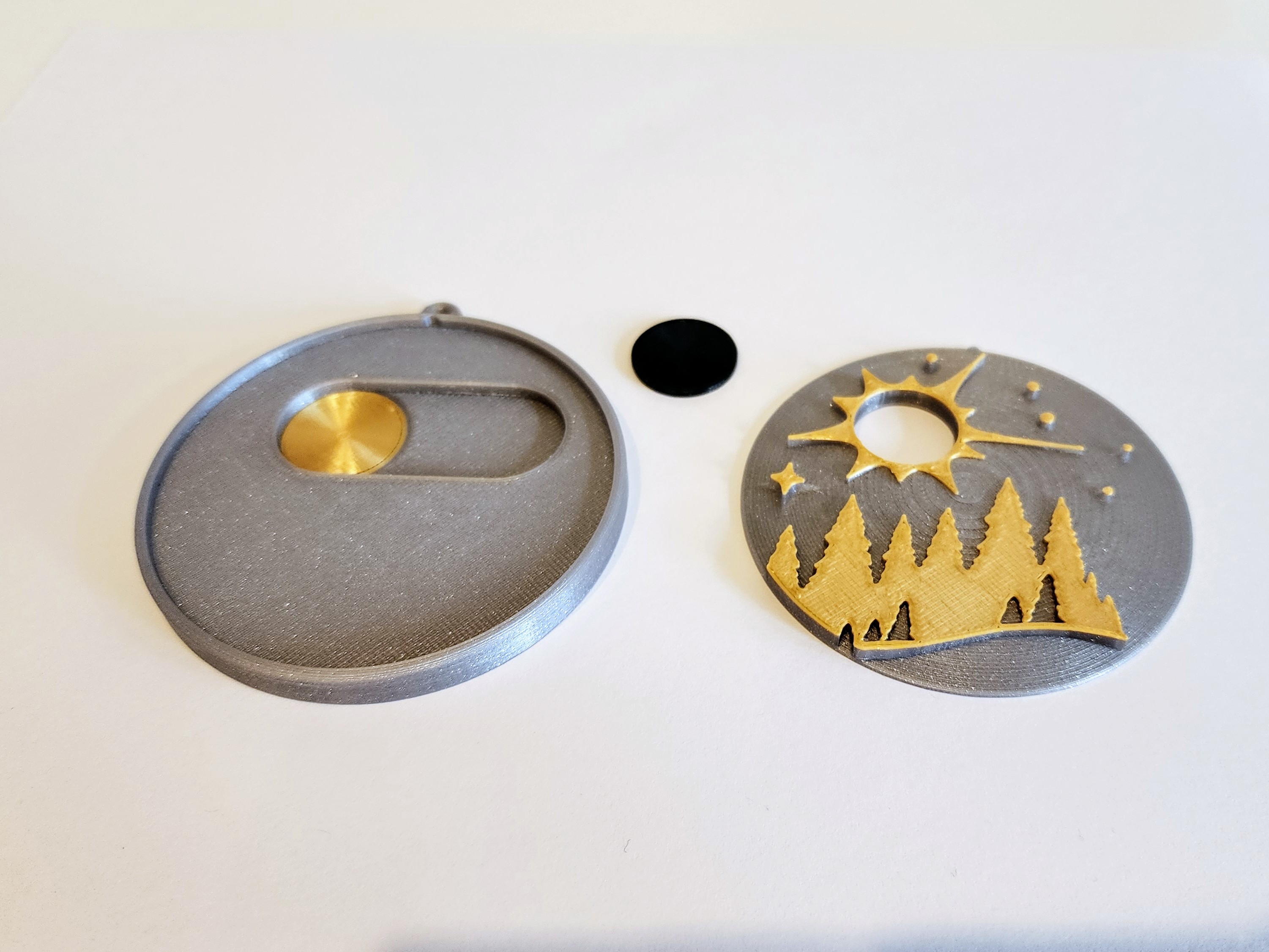 Solar Eclipse Commemorative Ornament by Splemsby | Download free STL ...
