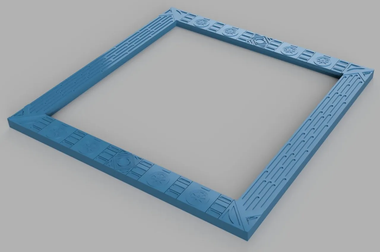 Star Wars Inspired Picture Frame by Makatekhture | Download free STL ...