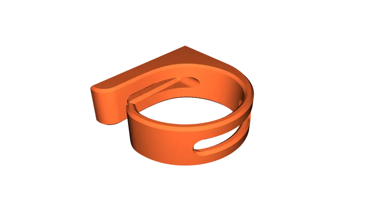 Wire Hanger Hook holder by SpaceDog3D | Download free STL model ...