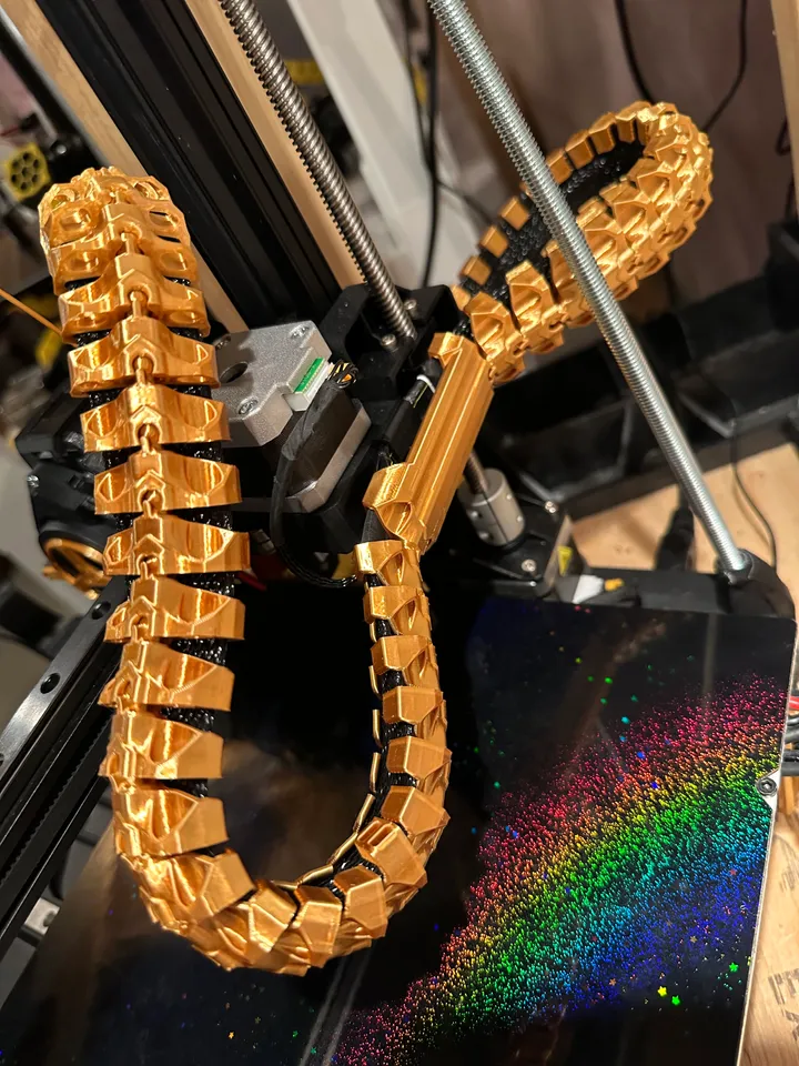 Spine Cable Chain - Ender 3 V3 KE/SE by Lite | Download free STL model ...