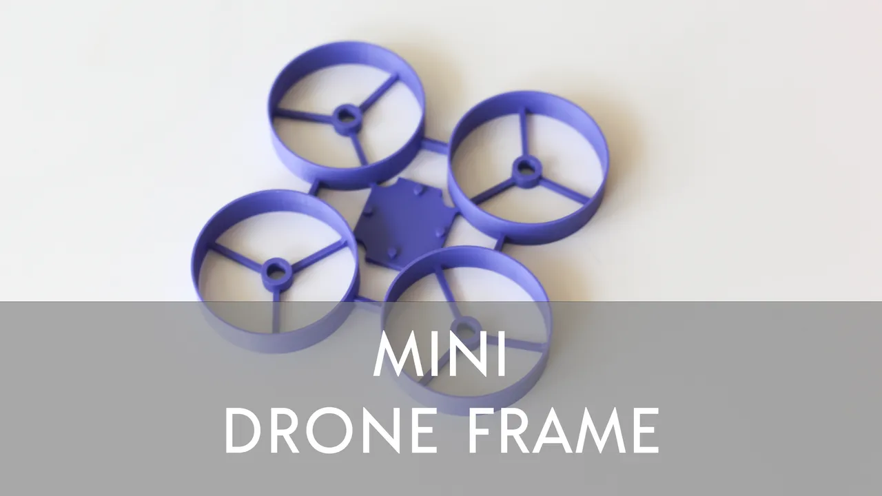 Brushed Drone Frame by Narrow | Download free STL model | Printables.com
