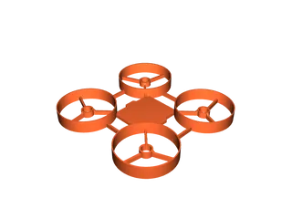 Brushed Drone Frame by Narrow | Download free STL model | Printables.com
