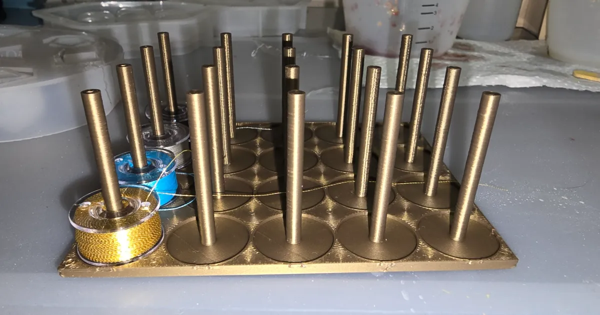 Thread bobbin holder by Morrow | Download free STL model | Printables.com