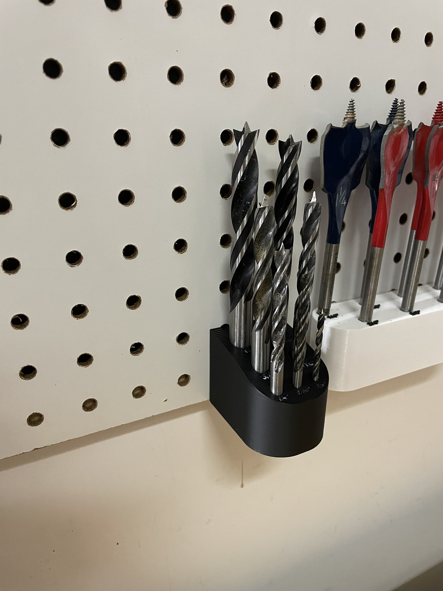 Drill or Twist Bit pegboard holder 7piece by LazySundayWoodworks ...
