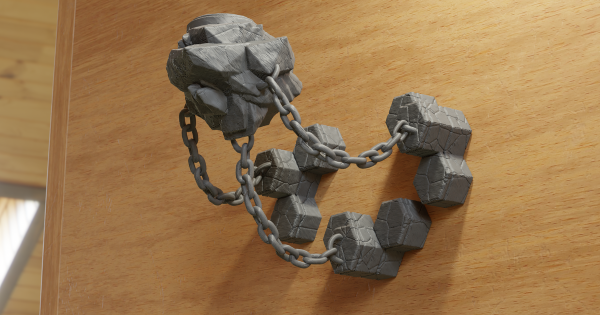 Floating rocks wall display by Namiiria | Download free STL model ...