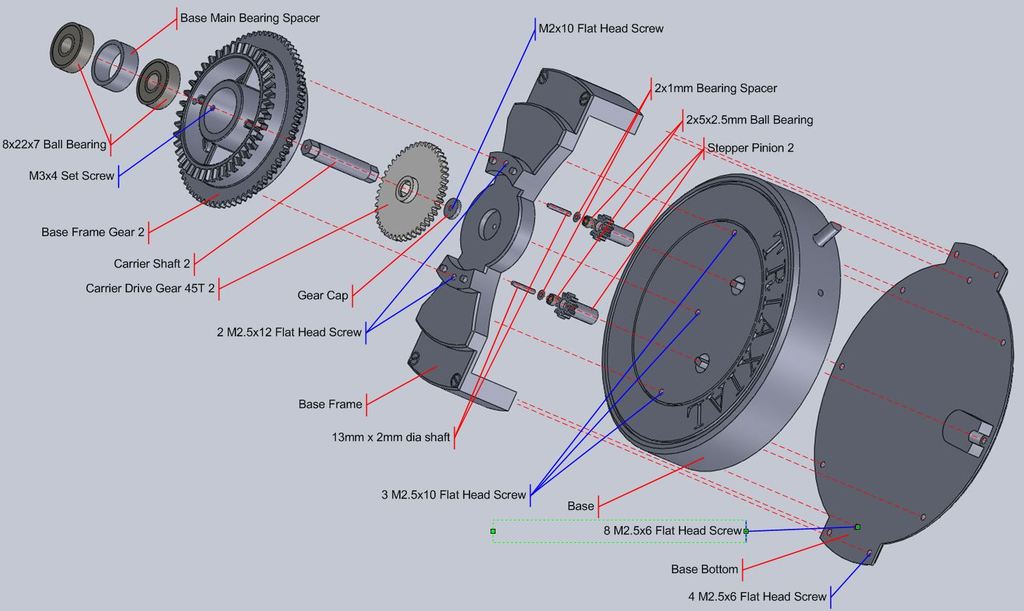 Triaxial Motorized by mcmaven | Download free STL model | Printables.com