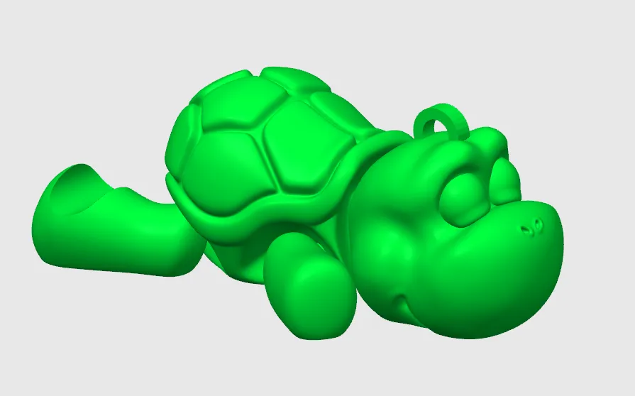 Flexi Turtle Keychain by pratiklokesh5 | Download free STL model ...