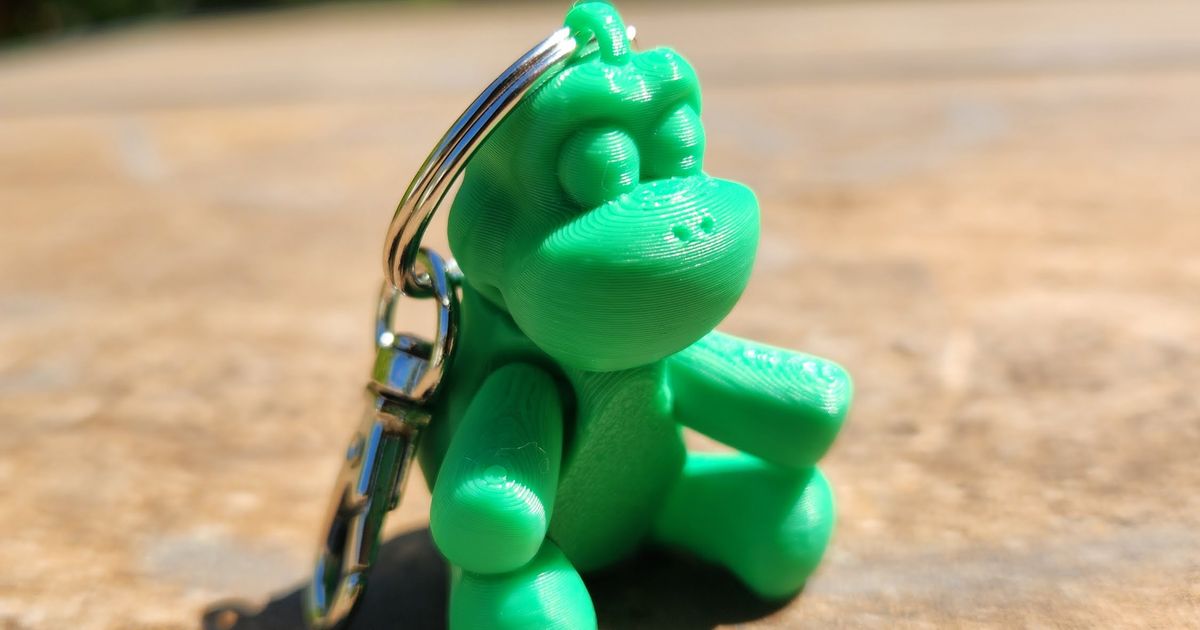 Flexi Turtle Keychain by pratiklokesh5 | Download free STL model ...