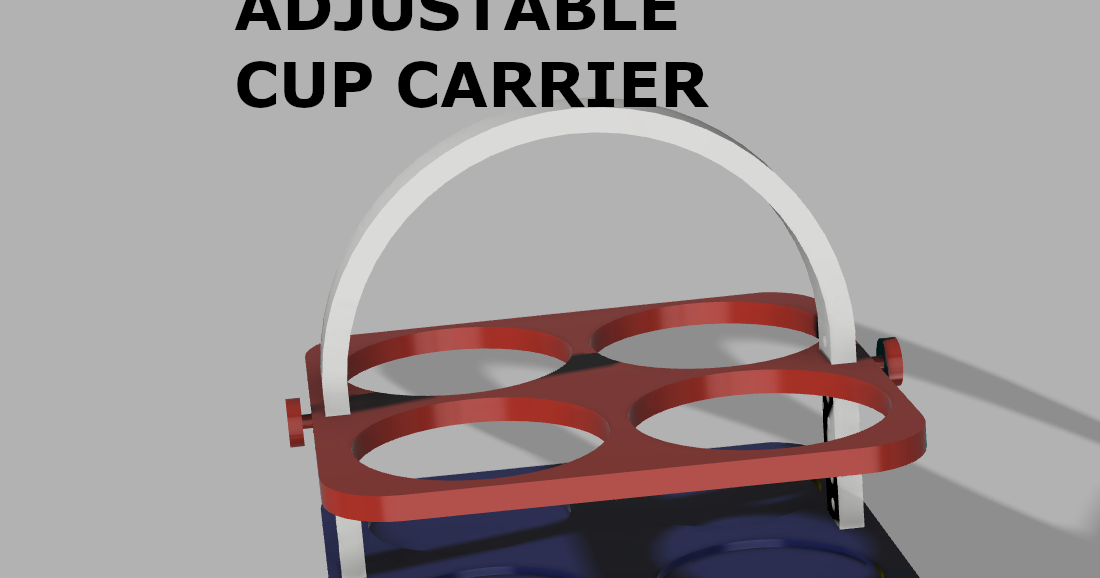 Adjustable ergonomic drink (coffee) cup carrier von Tom Anderson (The ...