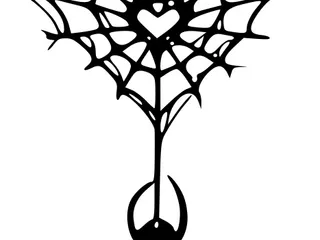 Heart Spider Web by Jura Švébiš | Download free STL model | Printables.com