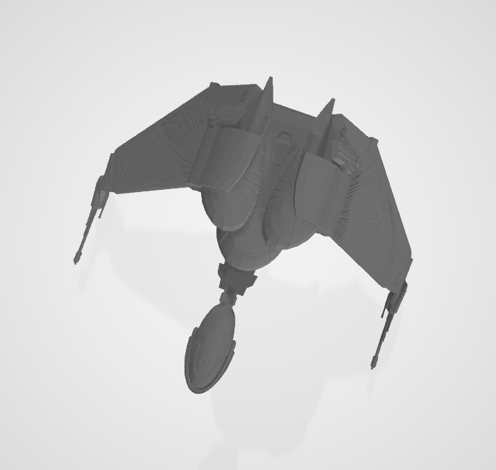 Klingon Bird of Prey by Achilleas Kasmetlis | Download free STL model ...