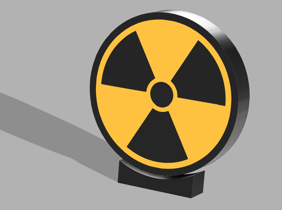 RADIATION LED LAMP LIGHTBOX by CM_3D_PRINT | Download free STL model ...