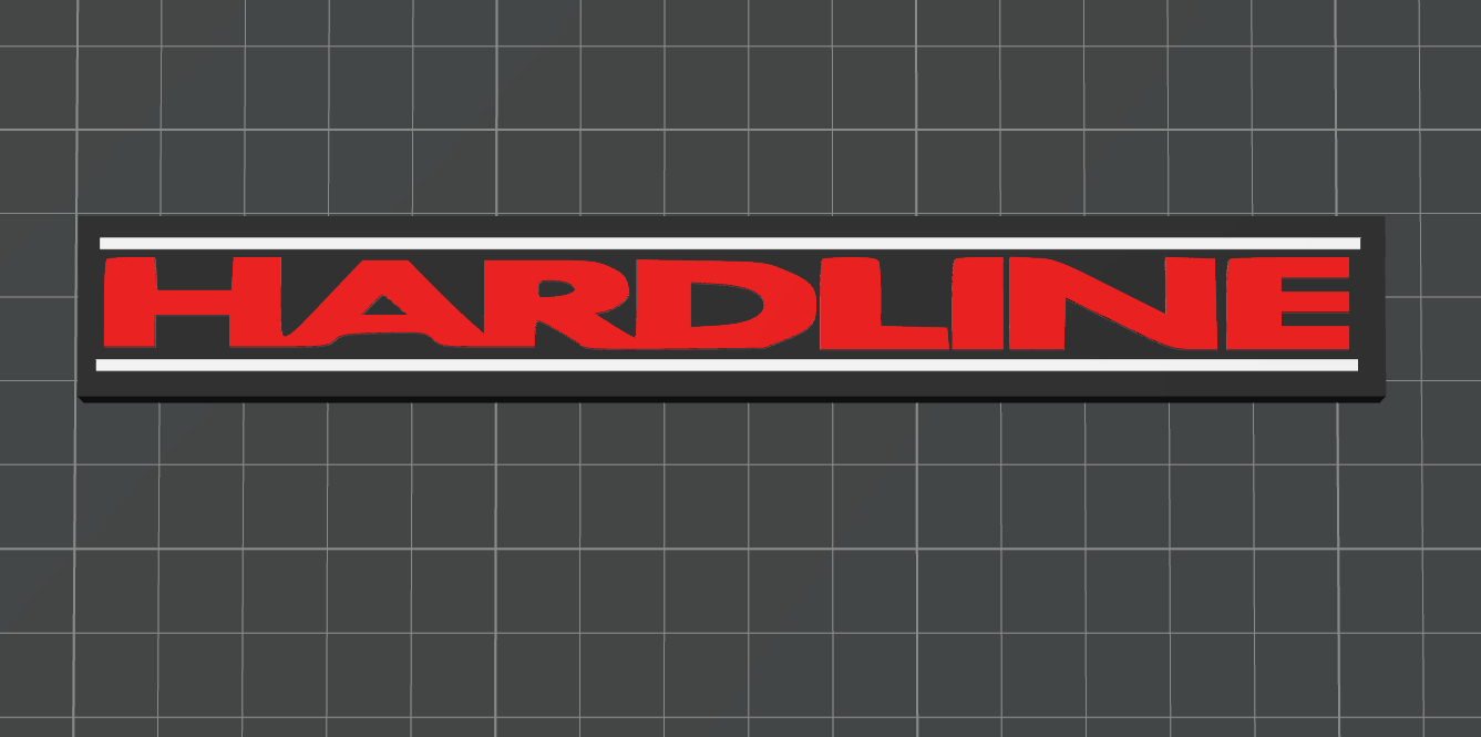 Hardline 80s band sign by rsnider2 | Download free STL model ...