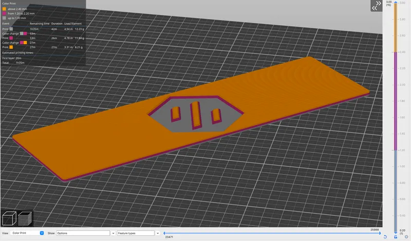 Upper rear panel with Voron logo for Voron 0 by Akio | Download free ...