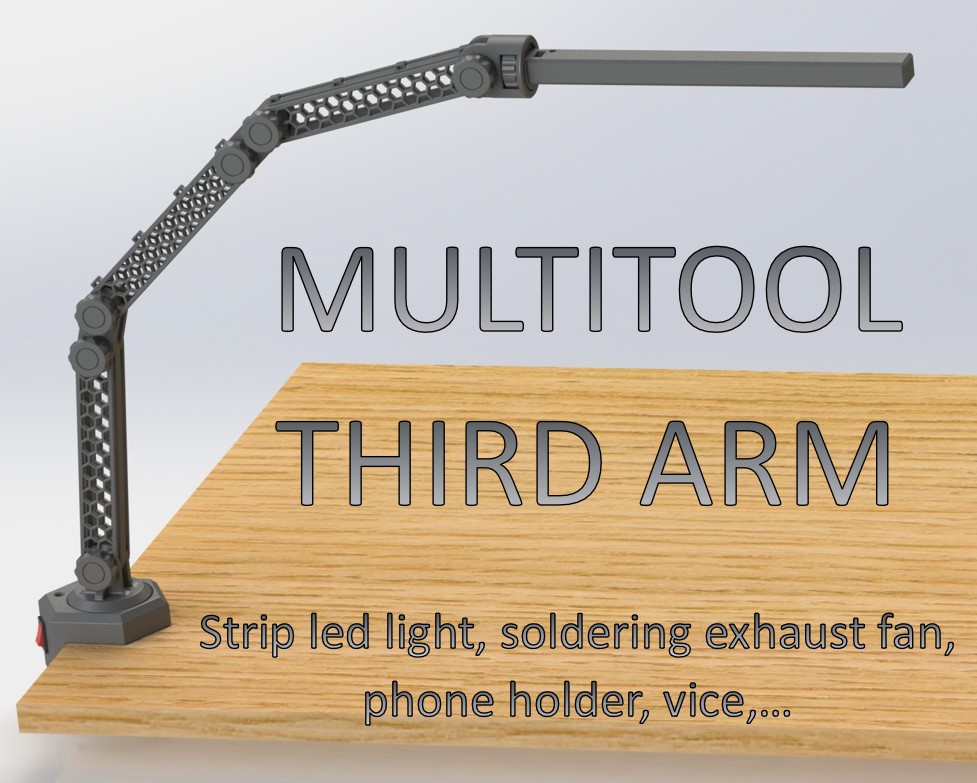 Multitool third arm by LU_technic | Download free STL model ...