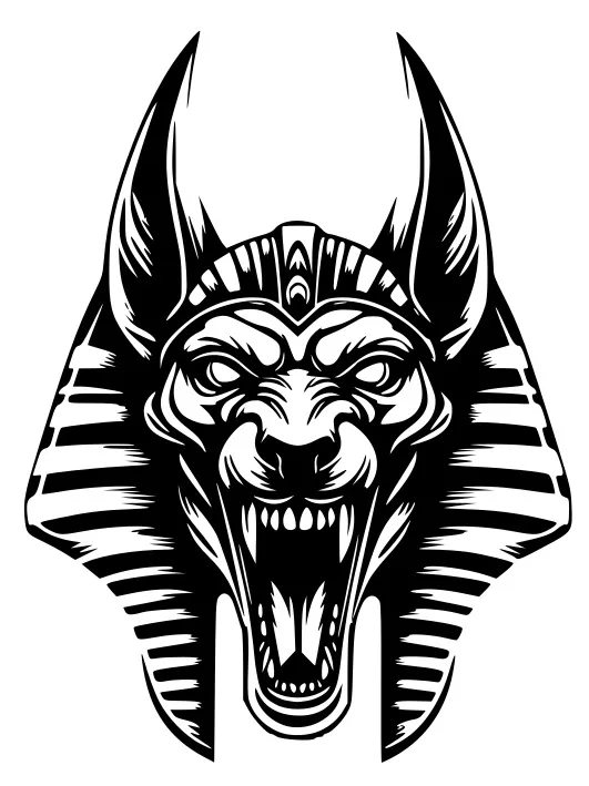 Angry Anubis Head art by Jura Švébiš | Download free STL model ...