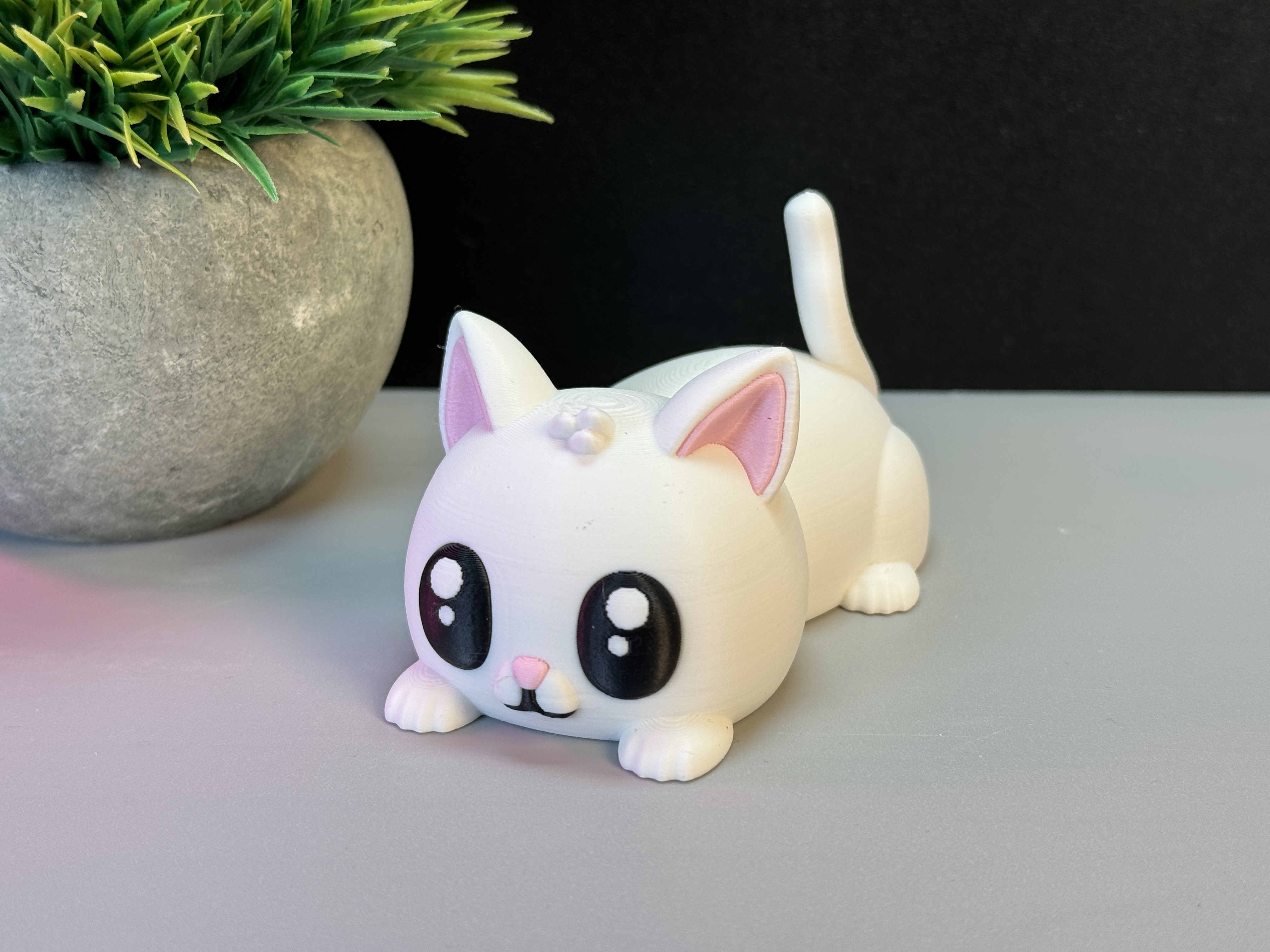 Cute Cat by 3DPrintyi | Download free STL model | Printables.com