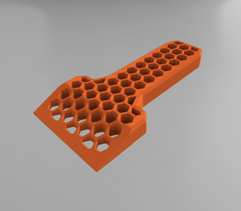 Honeycomb print scraper by imsuhane | Download free STL model ...