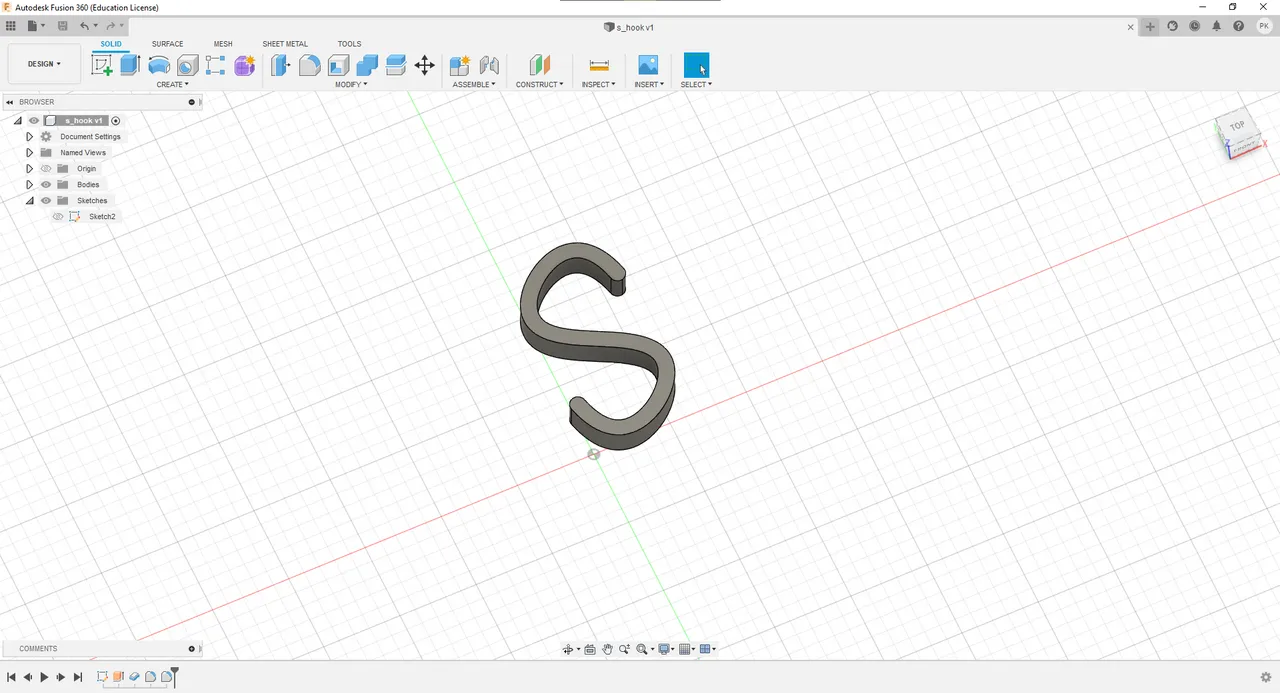 S-Hook by SquadLeader70 | Download free STL model | Printables.com