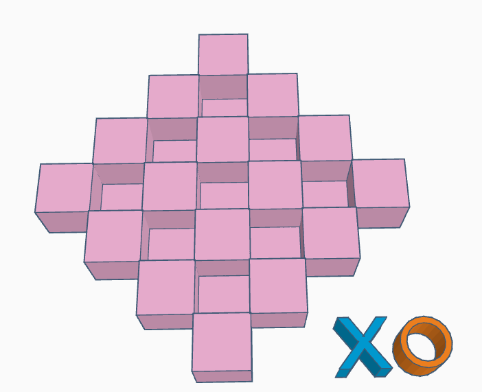 Tic Tac Toe Wall Art By Dorian Download Free Stl Model