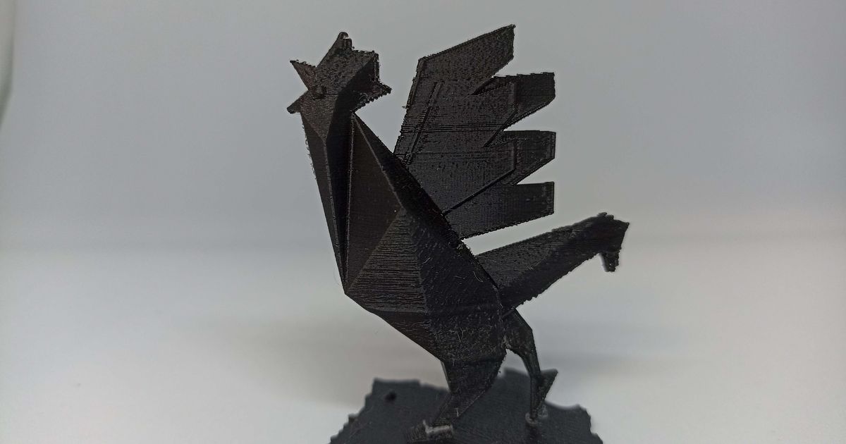 French "coq" (rooster) on France by Pikajoss | Download free STL model ...