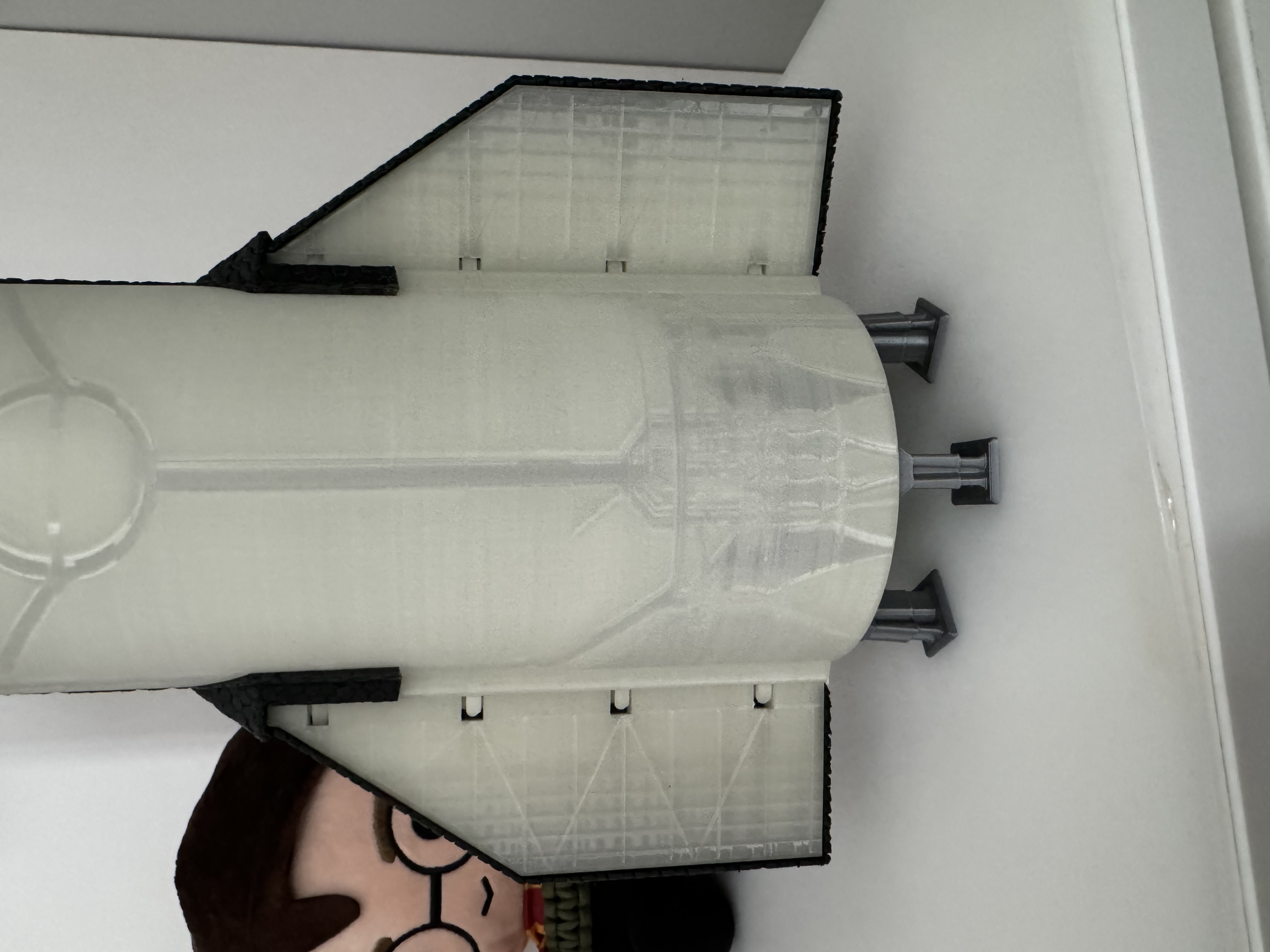 Starship LED flow in dark lamp by Daniel Aranda | Download free STL ...