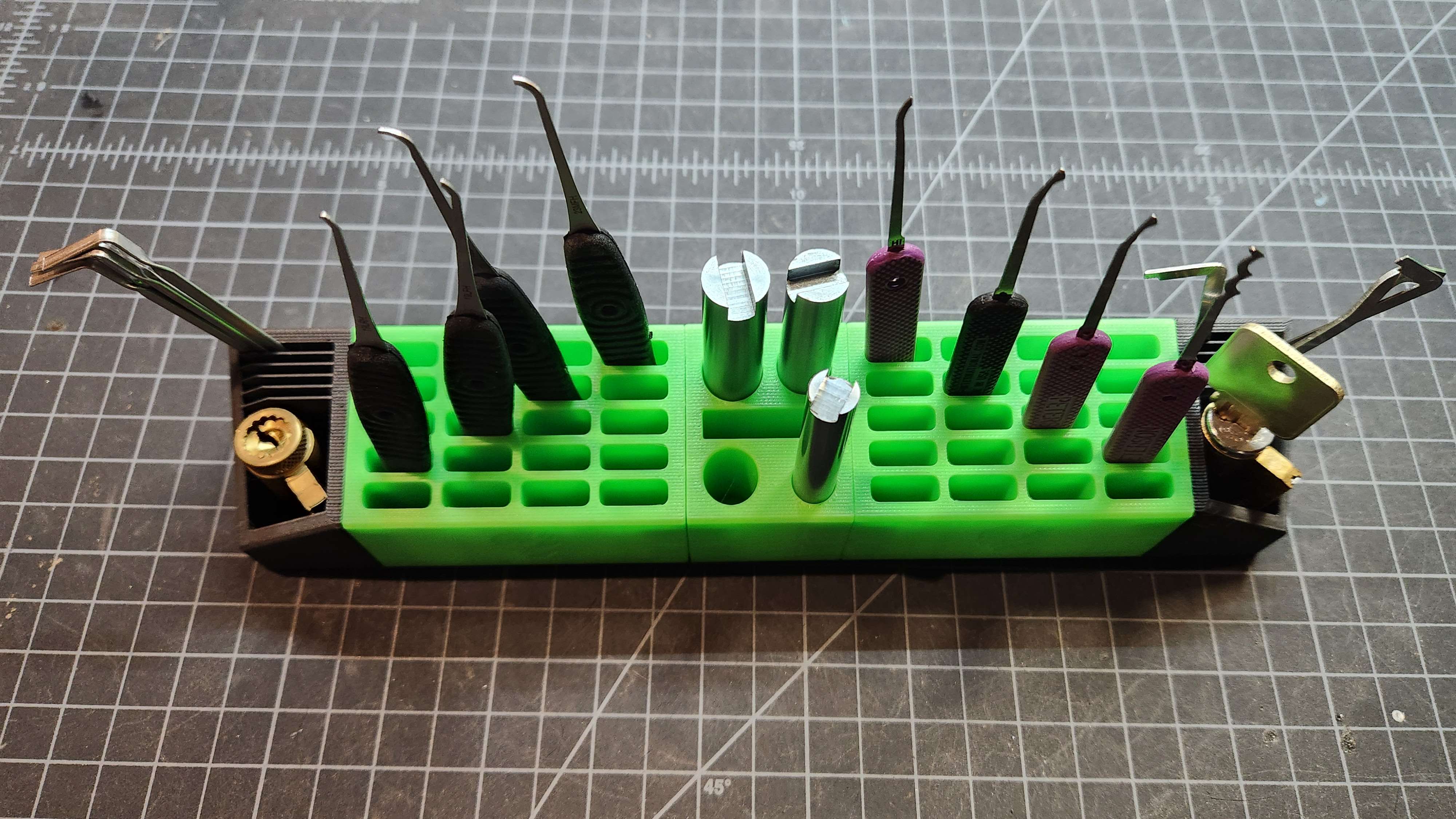 Modular Locksport Organizer by eschlenz | Download free STL model ...