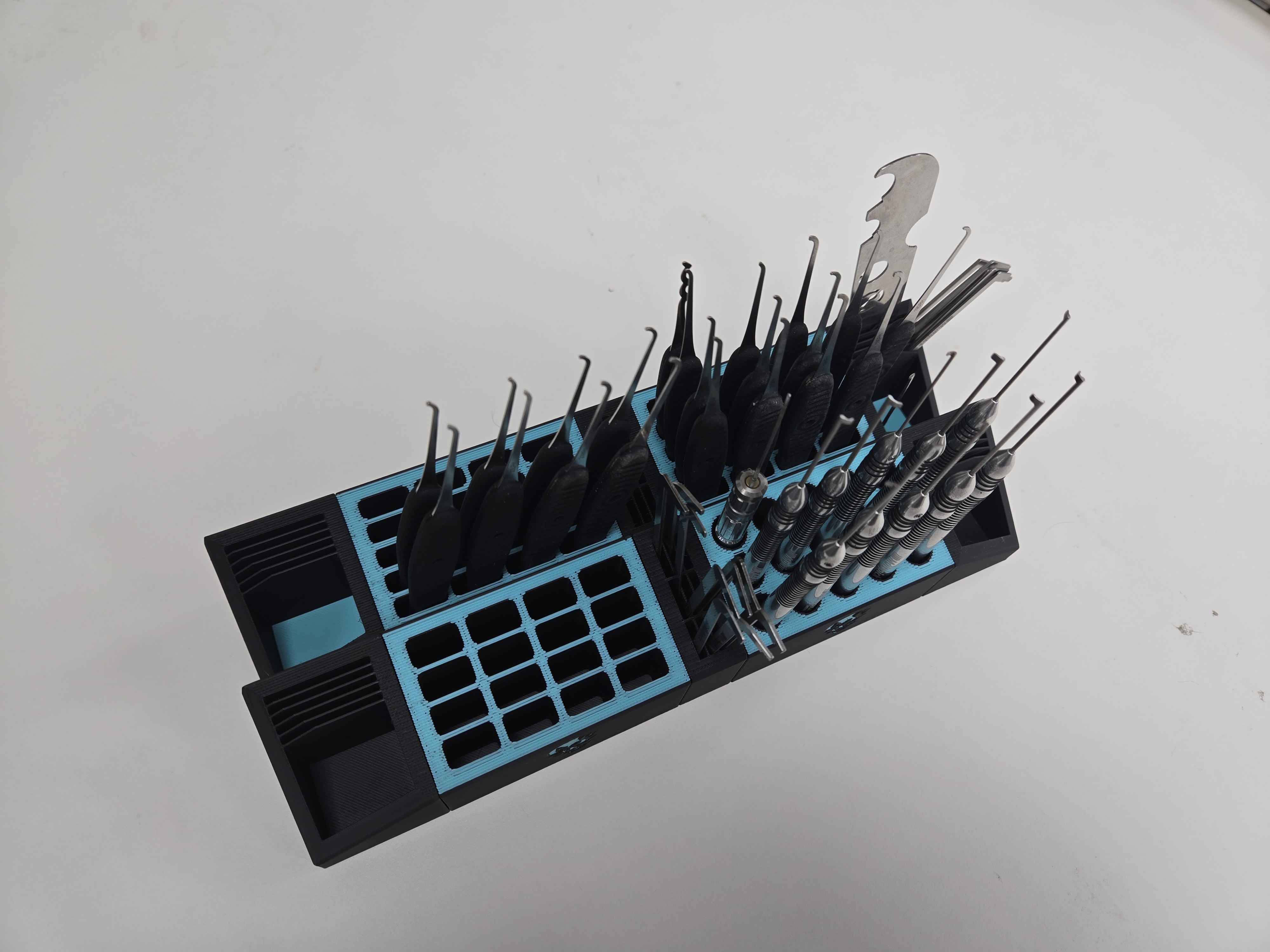 Modular Locksport Organizer - v5.0 (now 2D) - 9/25/2024 by eschlenz ...